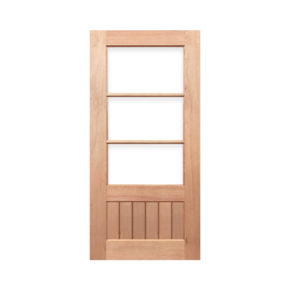 PAD- 3L-VGroove Solid Timber Door 40mm – Just Doors QLD